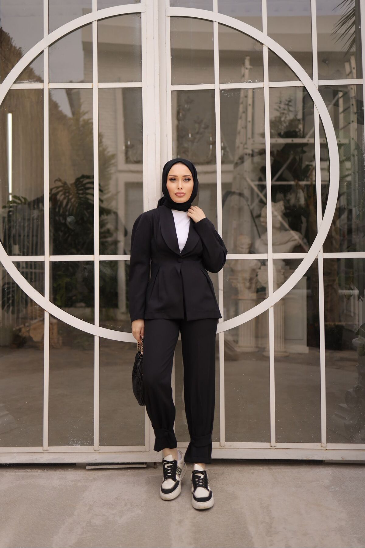 comstar Buttoned Leg Jacket Trousers Set - Trendyol