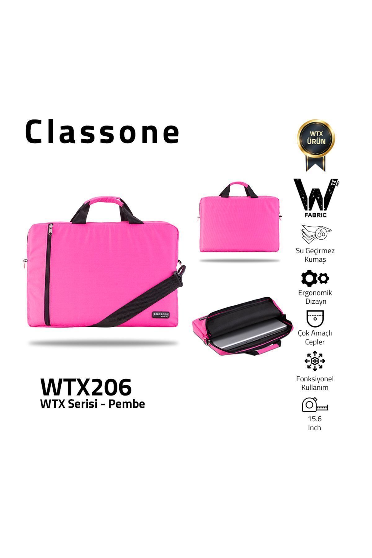 Classone Wtx206 Wtxpro Serisi Su Geçirmez Kumaş 15.6 Inch Macbook ...