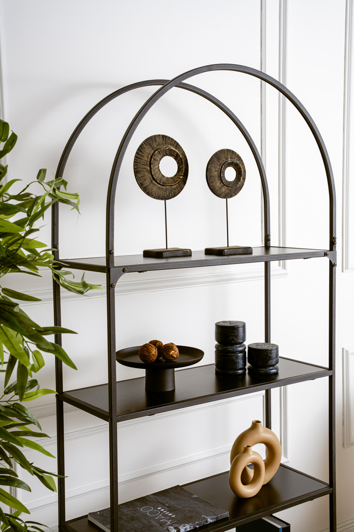 DEKOPRATİK - Mona Siyah Kitaplık Dekoratif Aksesuar Rafı Mutfak Rafı Siyah Suntalam - Fiyatı ...