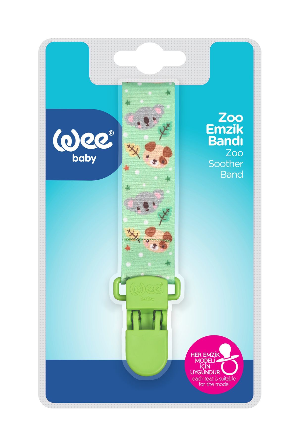 Wee Baby Wee Zoo Desenli Emzik Askısı Yeşil Fiyatı, Yorumları - Trendyol