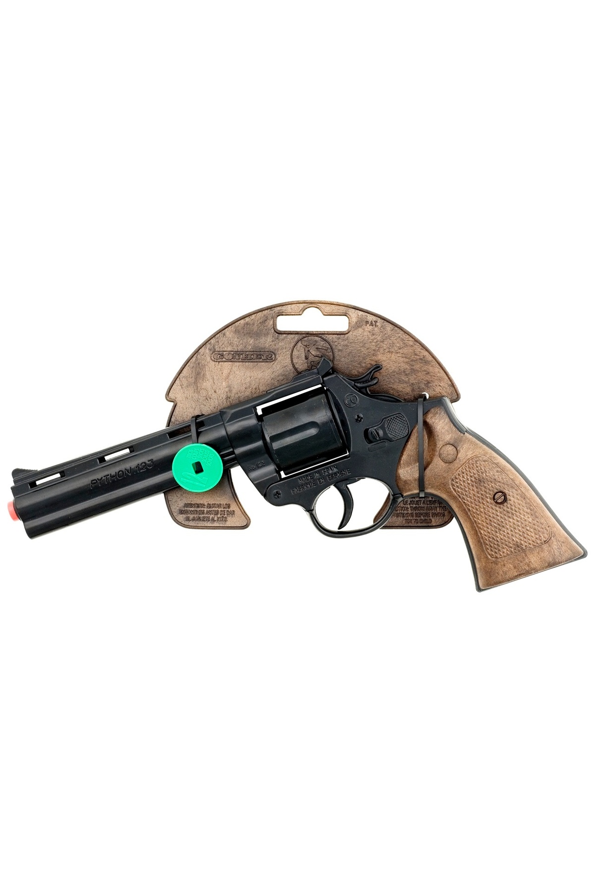 scntoys Gonher Revolver 12'li Uzun Namnulu Siyah Metal Polis Mantar ...