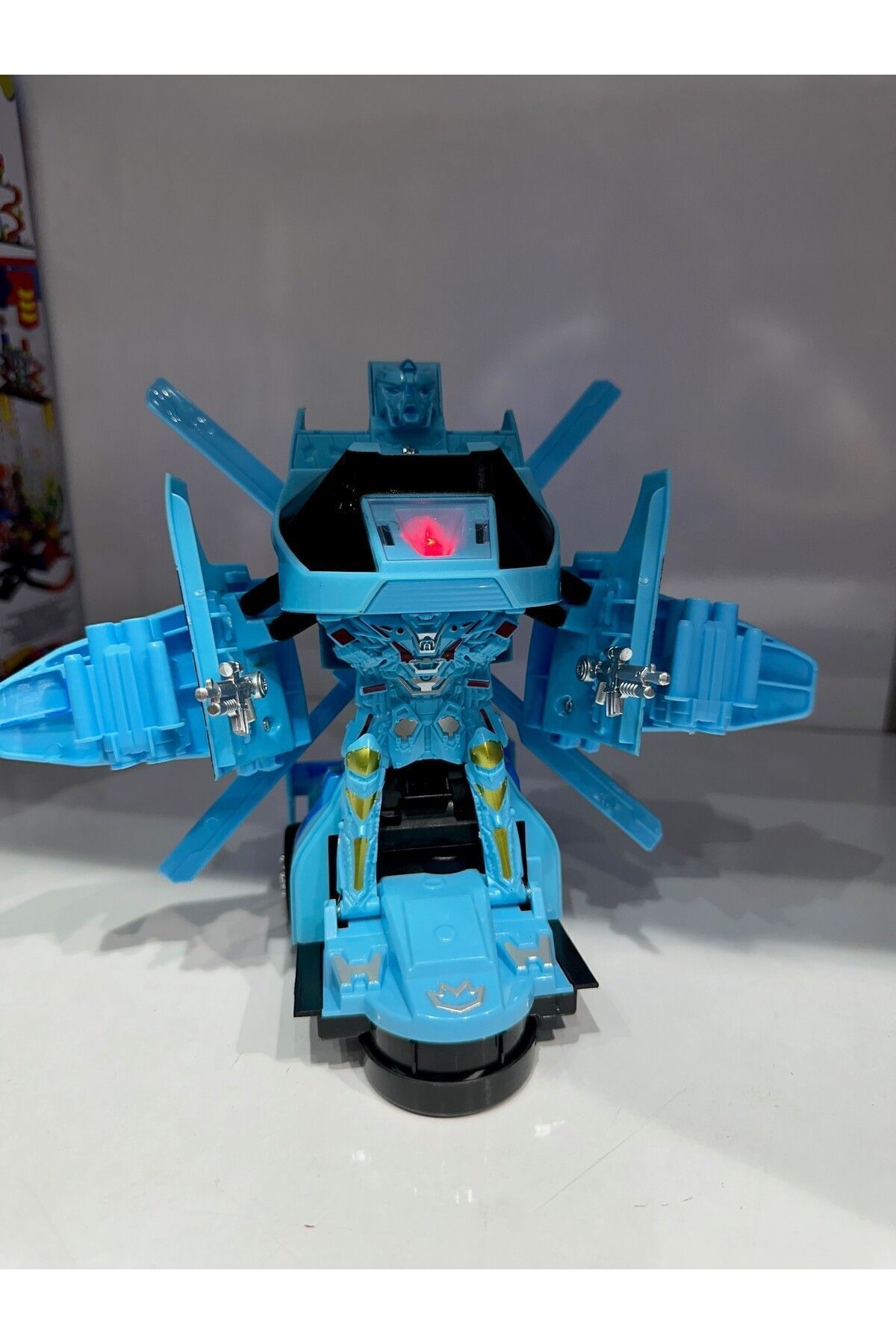 Genel Markalar Dönüşen Robot Olan Oyuncak HELİKOPTER Çarp ve Devam Et ...