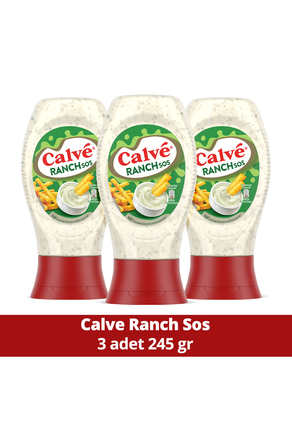 Calve Ranch Sos 245 gr x 3 Adet Yorumları, Fiyatı - Trendyol
