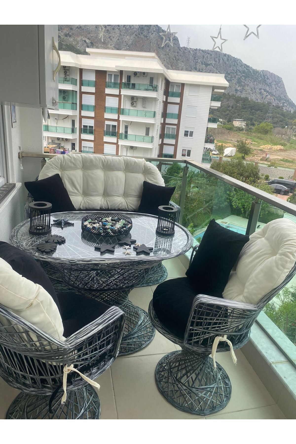 Fiberglass Garden Bahçe balkon takımı Fiyatı, Yorumları - Trendyol