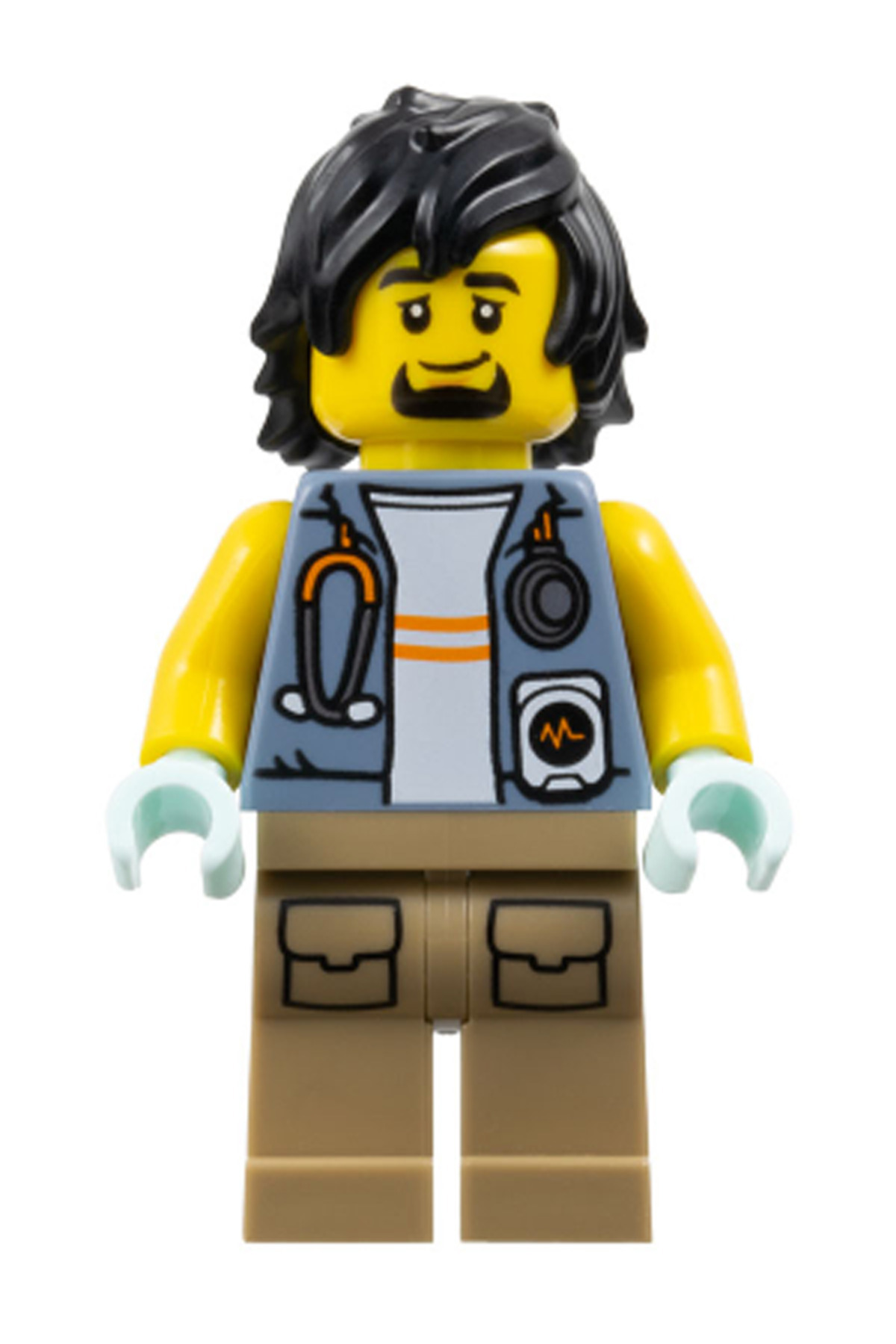 LEGO Aksesuar City Minifigür Minifigure Genç Steteskoplu Erkek Doktor ...