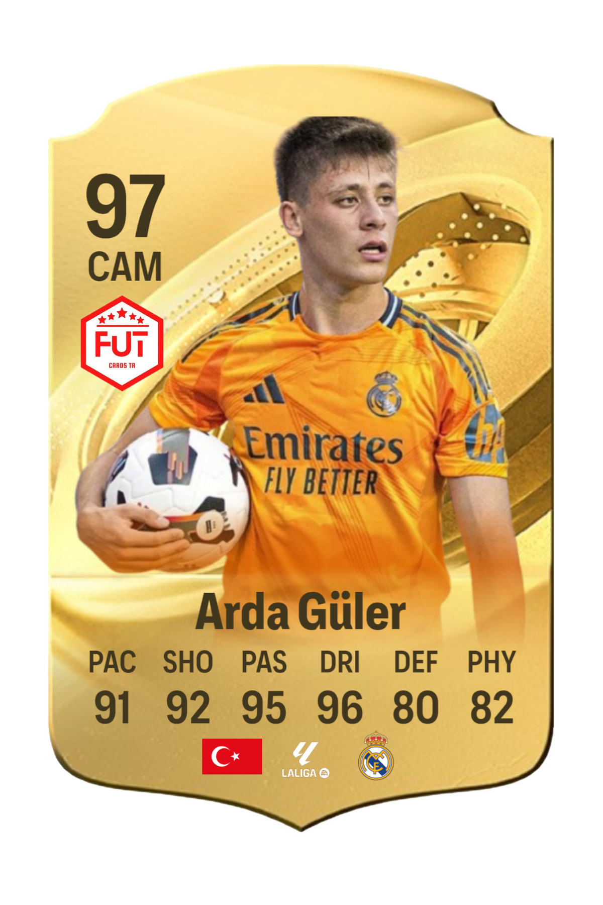 FUTCARDS Arda Güler Ea Fc25 Futcard| Oyuncu Kartı - Fiyatı, Yorumları