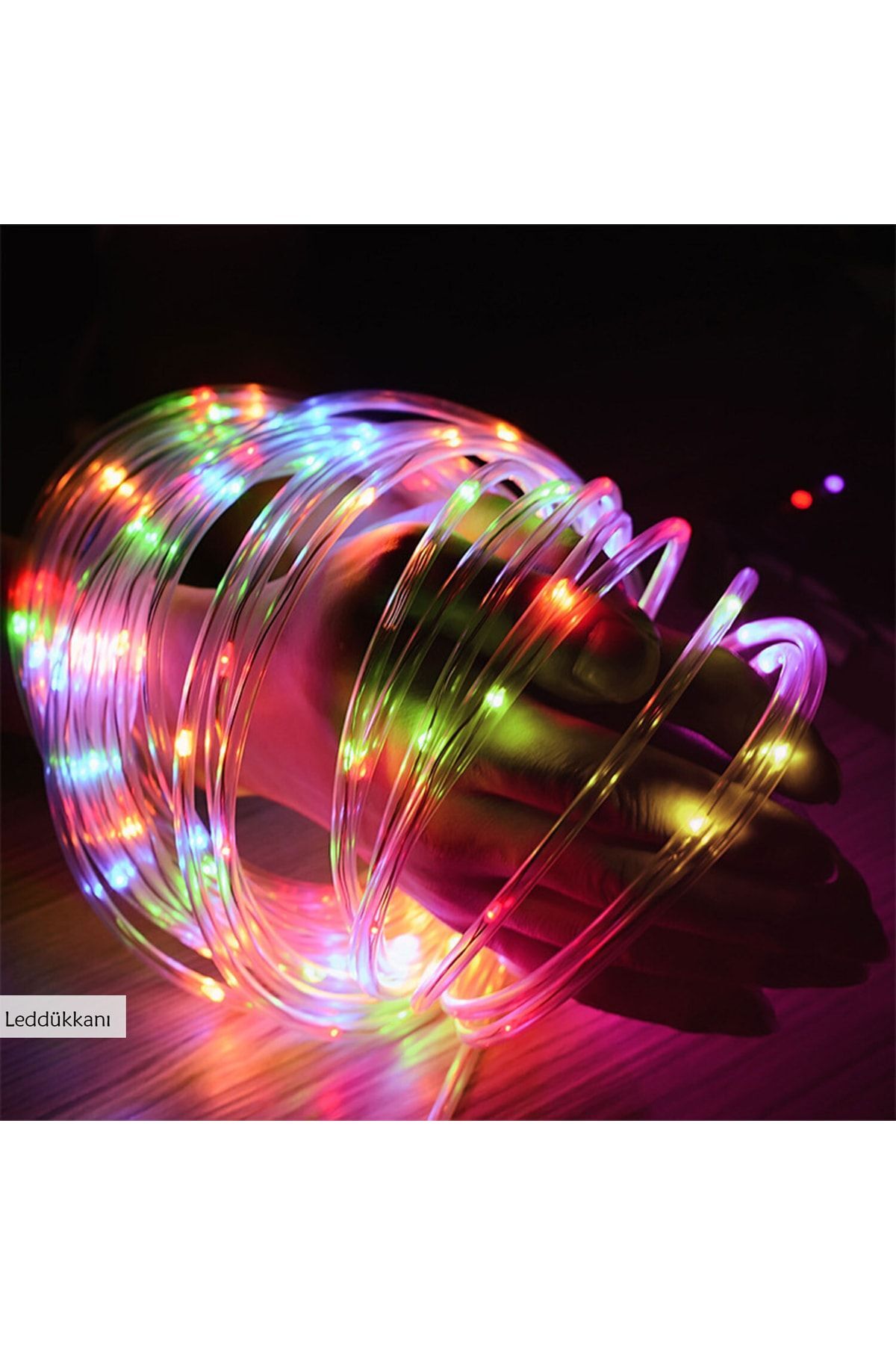 Lucente Leddükkanı 100 Led 12 Metre Renkli Flex Peri Led Işık Güneş ...