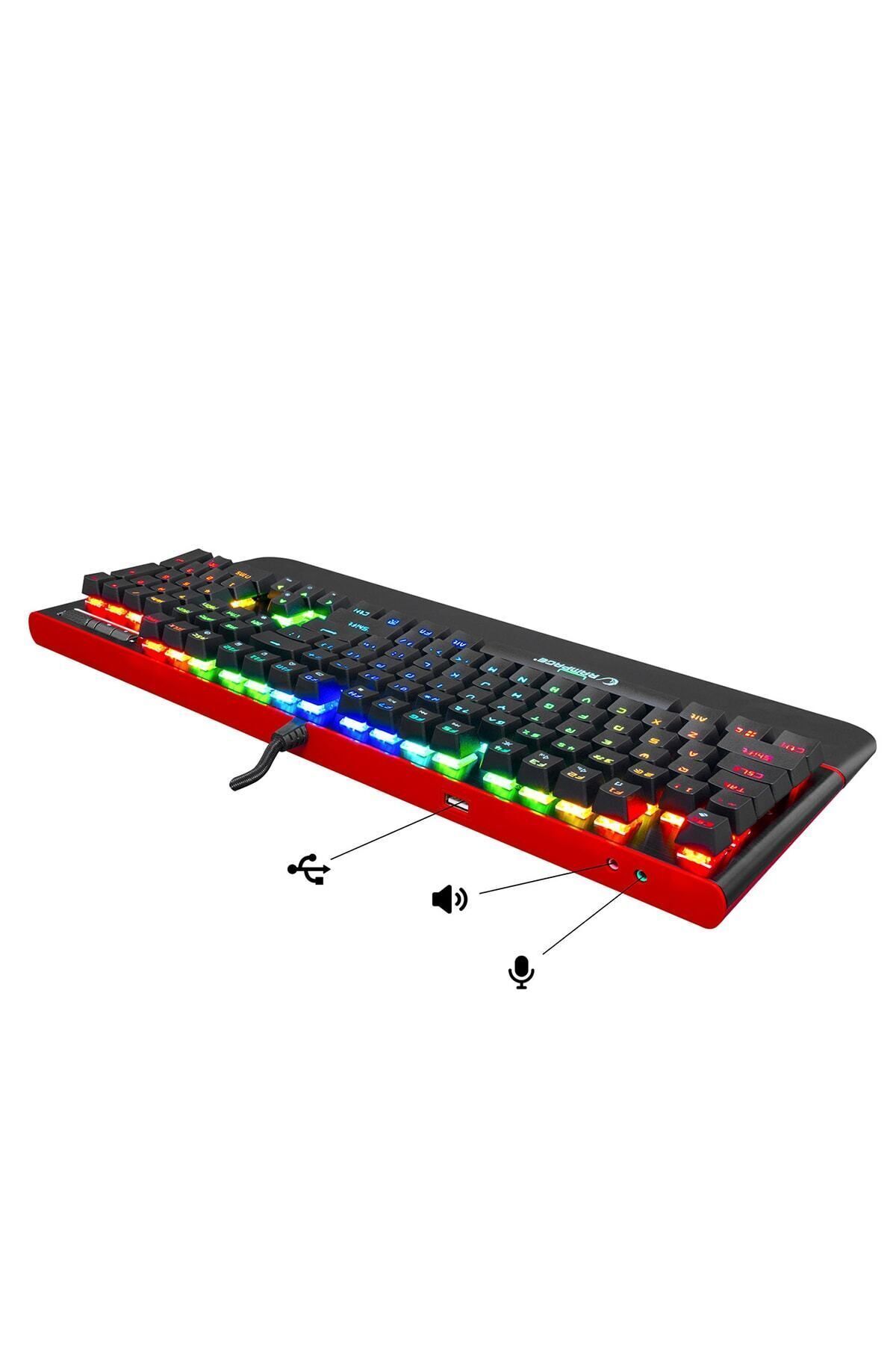 Rampage Hydra R6 Plus Full Rgb Usb + Audio Portlu Aluminyum Kaplama ...