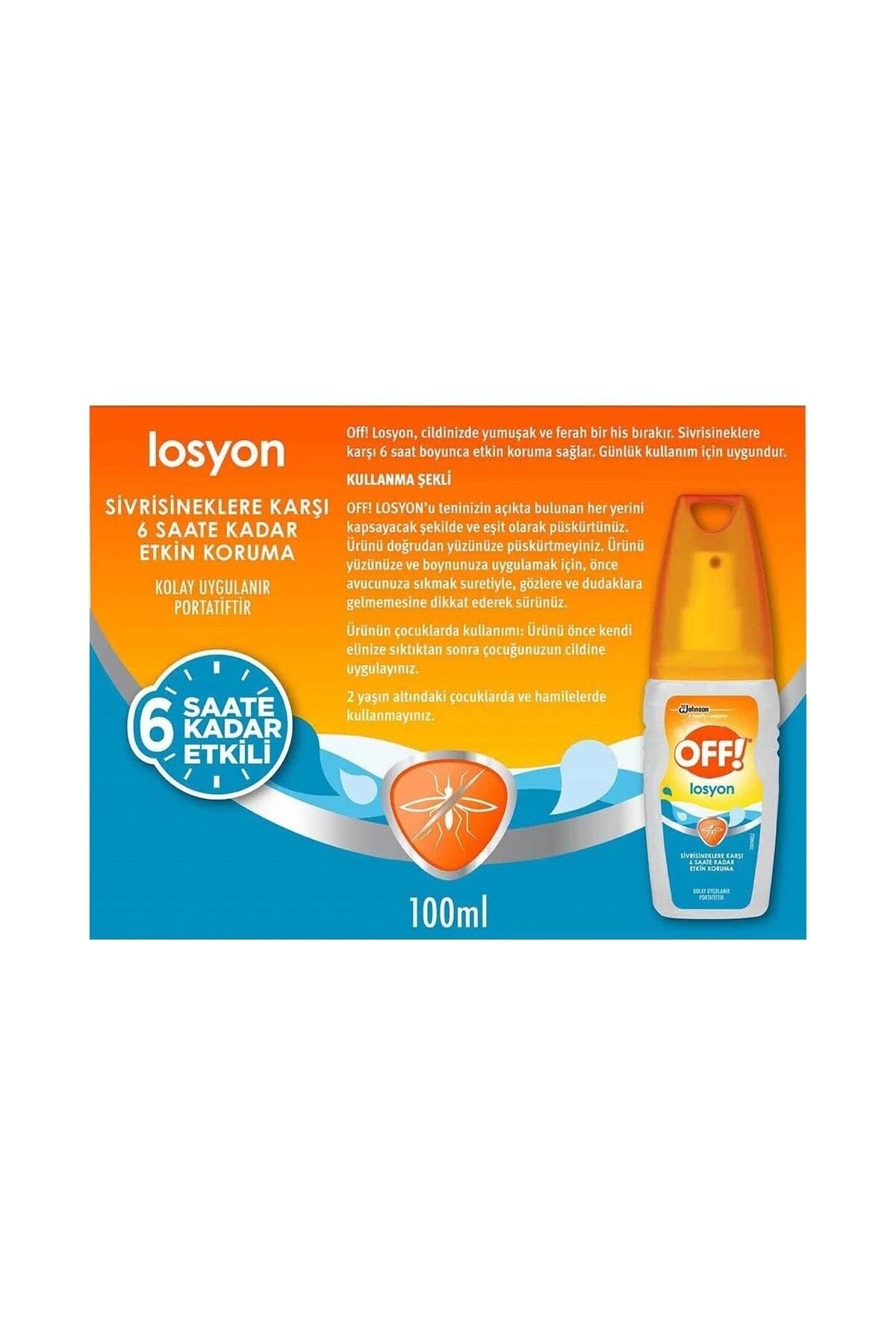 Toptancı Amca Off Aqua Sinek Kovar Losyon 100 ml Sprey 12'li Set ...