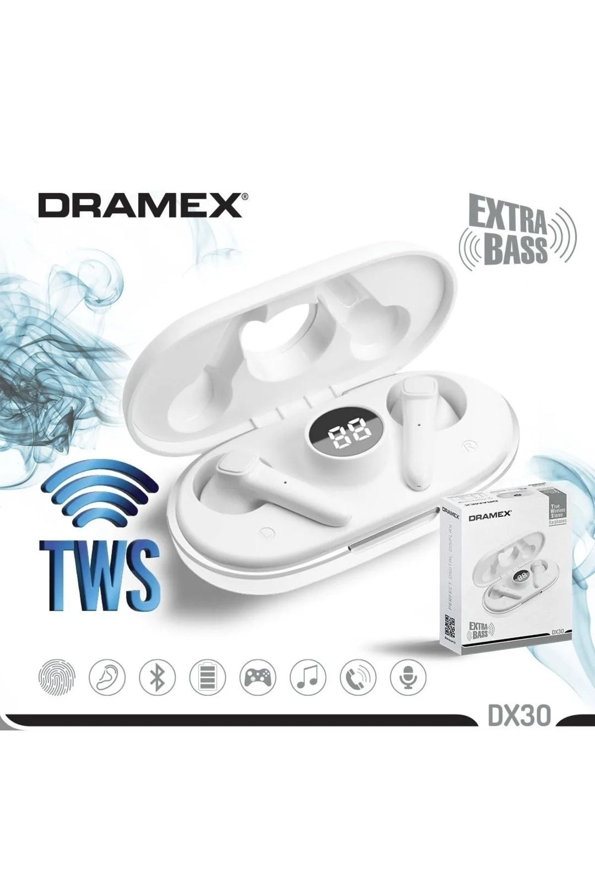 Genel Markalar DX30 Dokunmatik Bluetooth Kulaklık Tws ve Ekstra Bass - Fiyatı, Yorumları