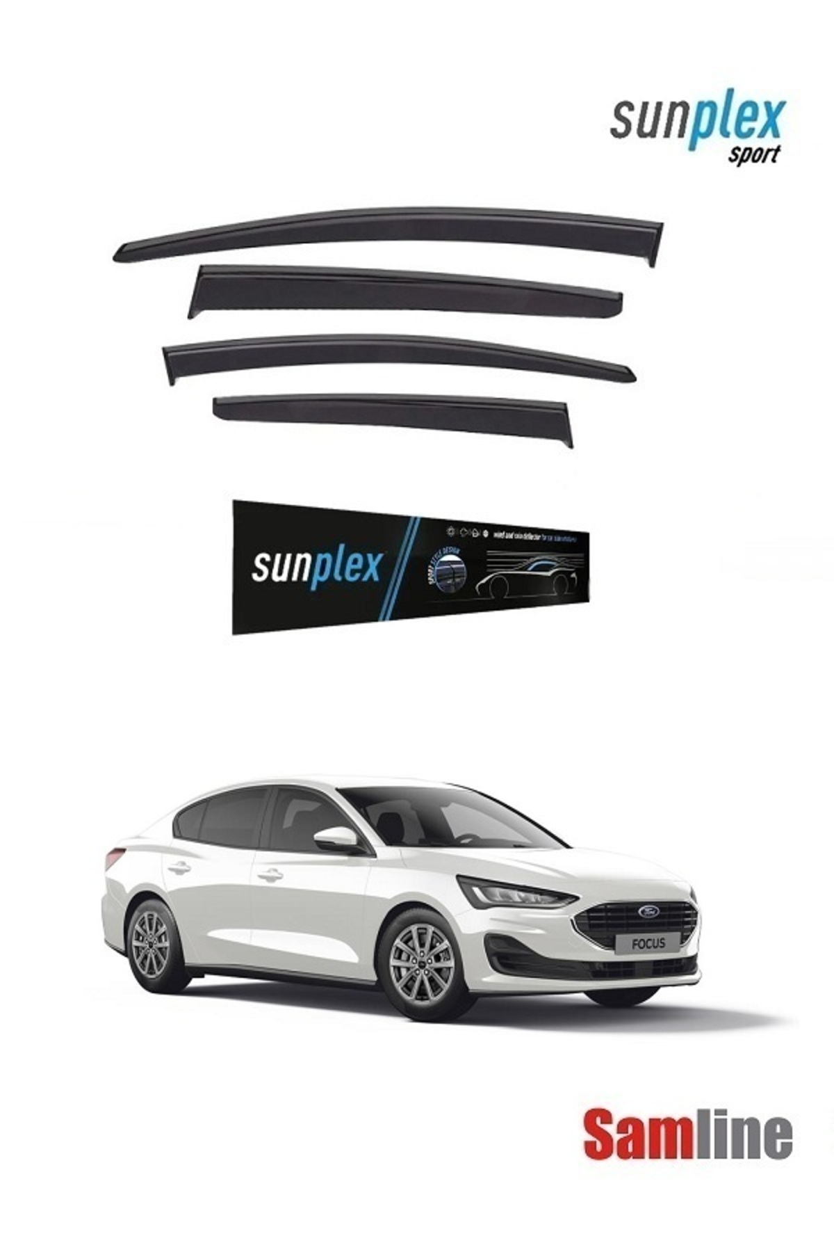 SUNPLEX Ford Focus 5 Sedan 2023 Modeller için Cam Rüzgarlığı Takımı 4 ...
