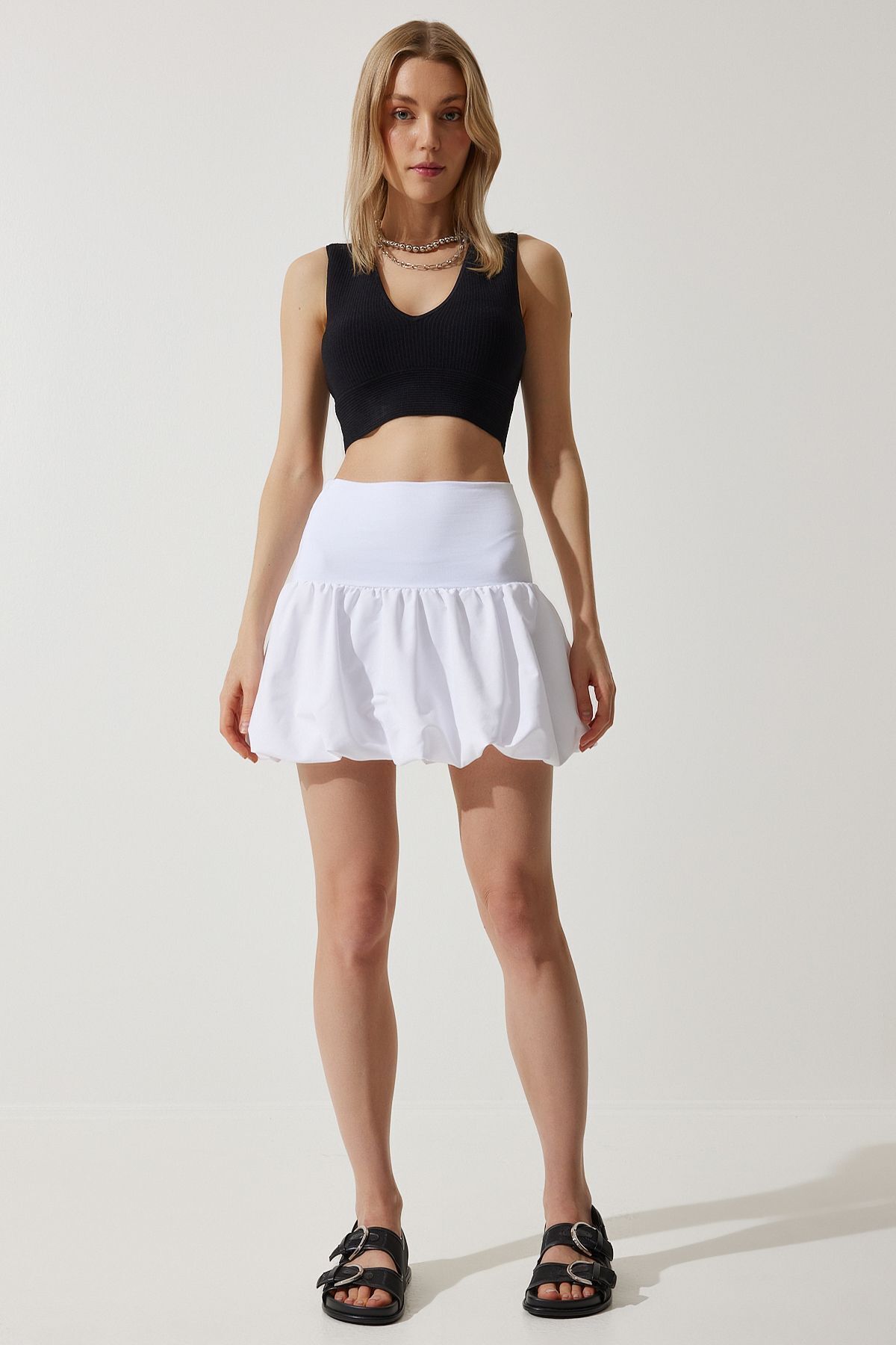 Lovelyİstanbul Mini Balon Etek Beyaz Lub0018 Fiyatı, Yorumları - Trendyol