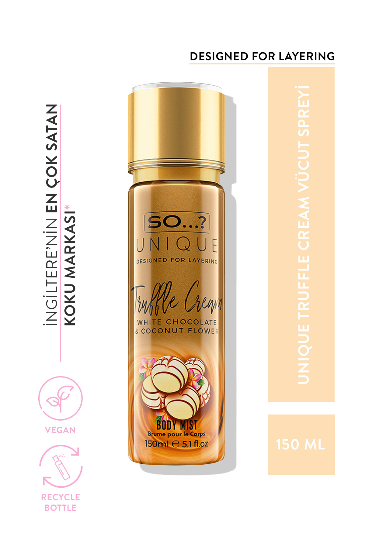 So Fragrance So…? Unique Truffle Cream Vücut Spreyi 150ml Fiyatı, Yorumları - Trendyol