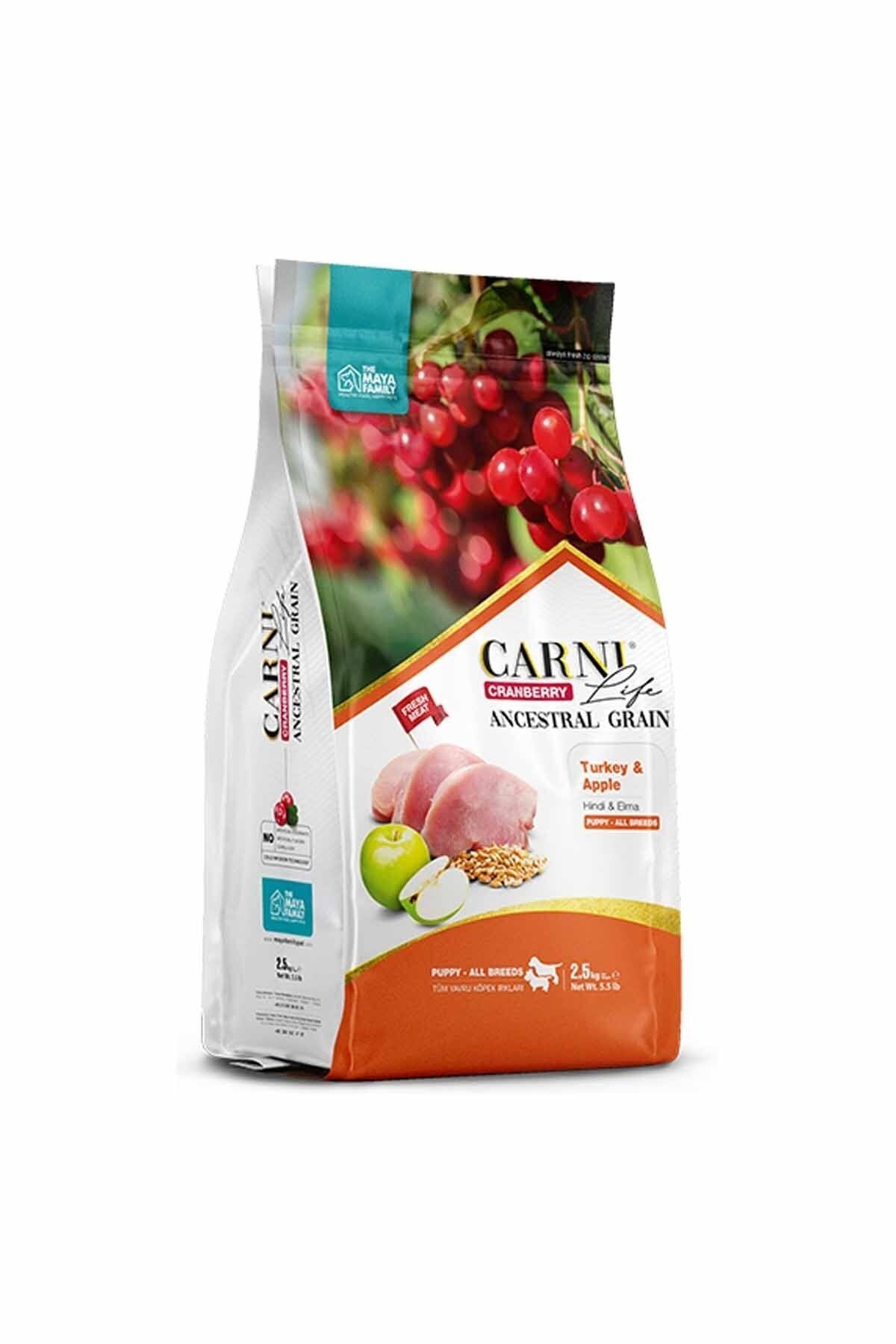 CARNİ LİFE Carni Dog Adult Hindi/elmalı Light Köpek Maması 2.5 Kg ...