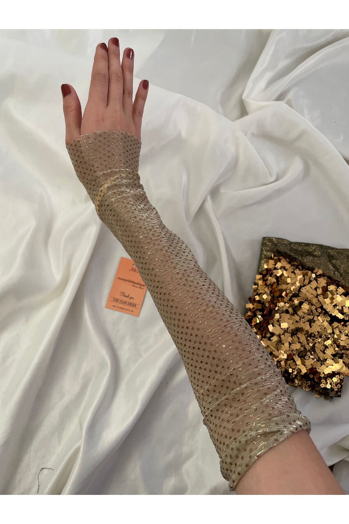 Butik Gold Detaylı Eldiven Kolluk Fiyatı, Yorumları - Trendyol