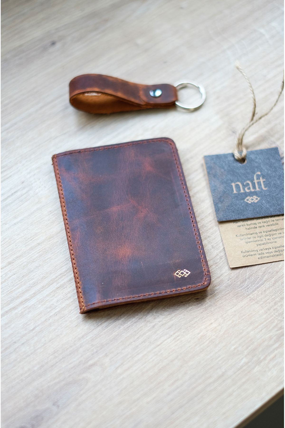 naft Servi 6 2 Dikey Unisex Kartlık Cüzdan - Taba - Fiyatı, Yorumları