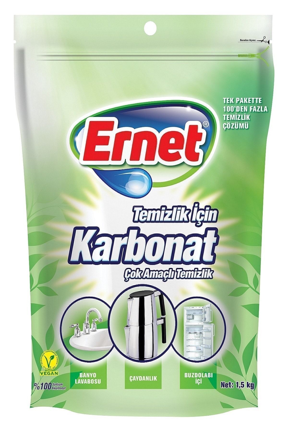 Ernet Temizlik Için Karbonat 1,5 Kg X 8 Adet Fiyatı, Yorumları - Trendyol