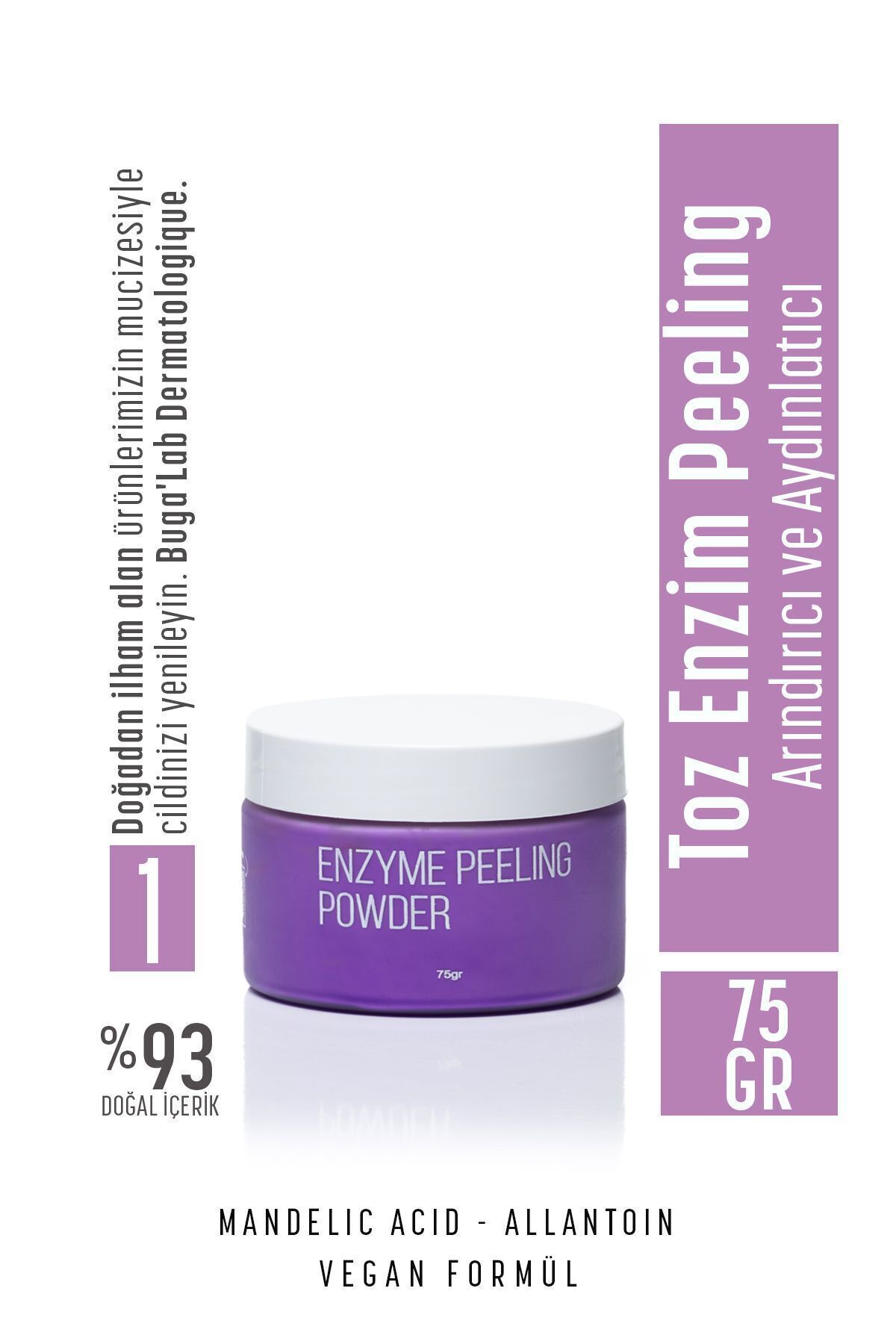 BugaLab ENZYME PEELING POWDER - Arındırıcı ve Aydınlatıcı Toz Enzim ...