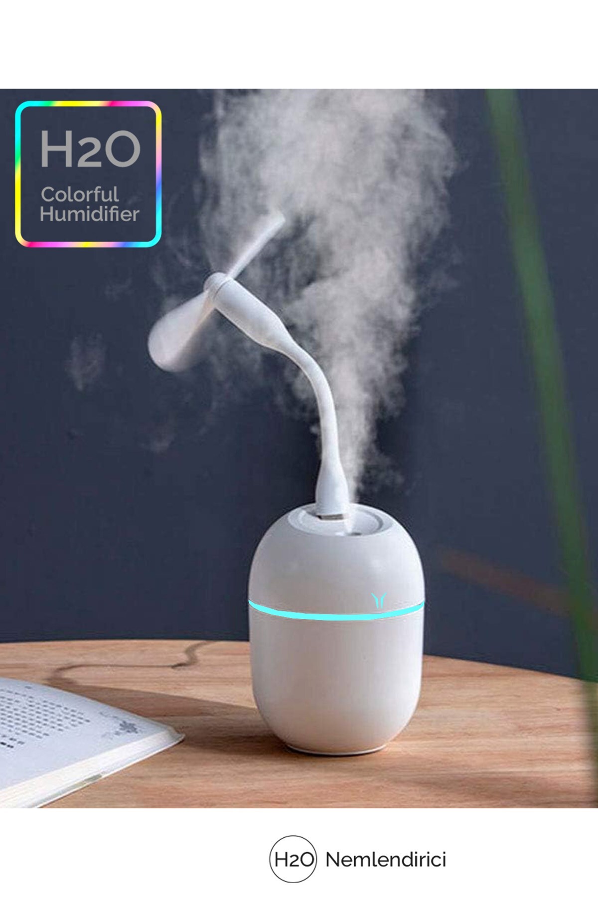 qoquland Humidifier hava Ultrasonik Ortam Oda Nemlendirici Buhar ...