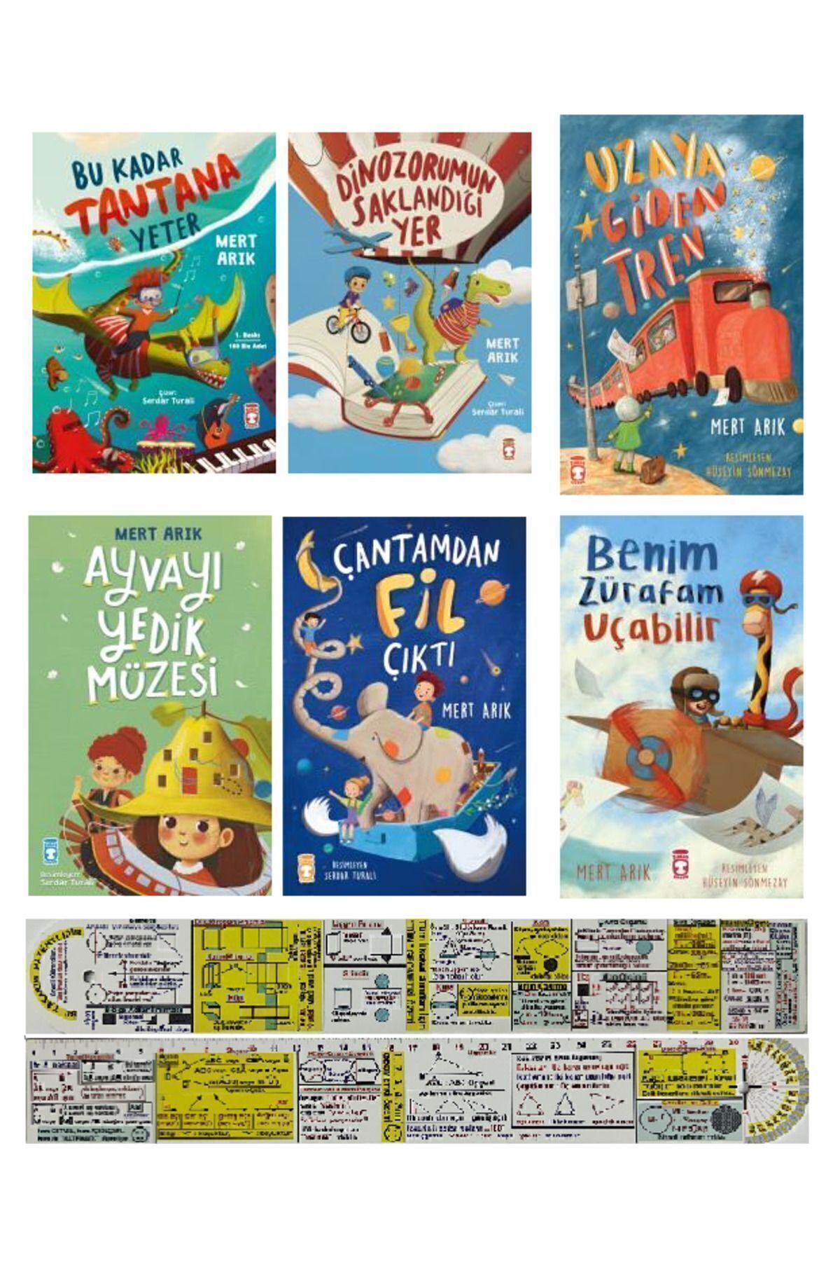 Timaş Çocuk Mert Arık 6 Kitap Set-Bu Kadar Tantana Yeter+Dinozorumun ...