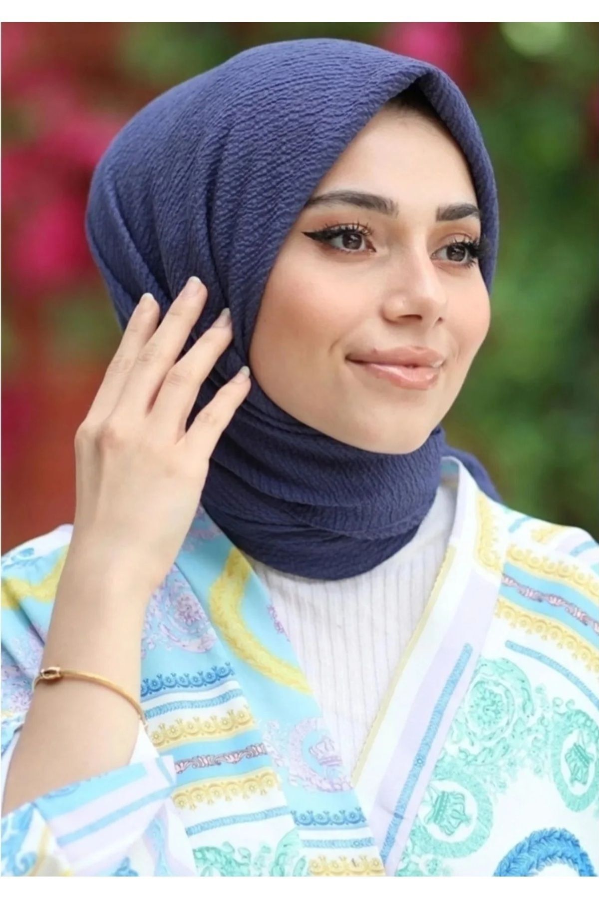 feronis Tesettür Kadın Mio Caz Eşarp Modeli _ İndigo Fiyatı, Yorumları ...