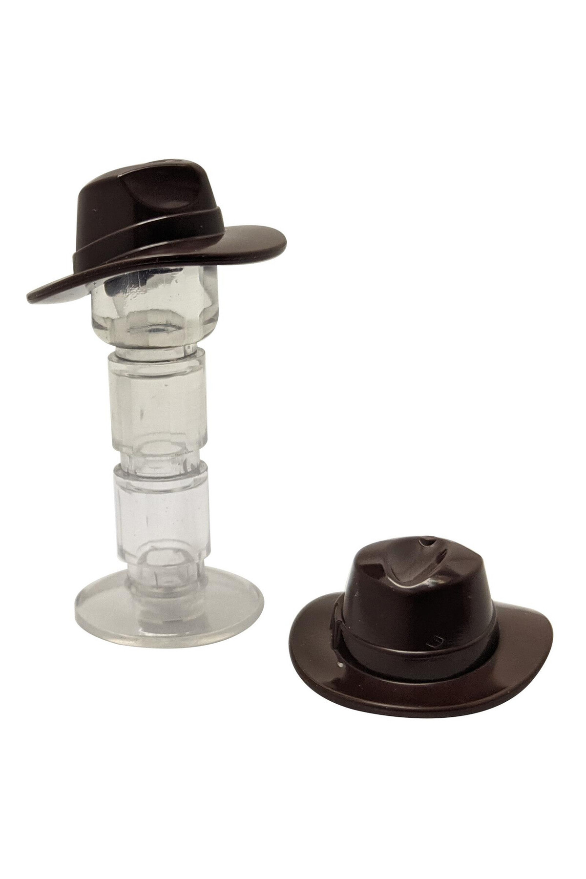 LEGO Custom Moc Aksesuar Minifigür Western Kovboy Koyu Kahverengi Şapka ...