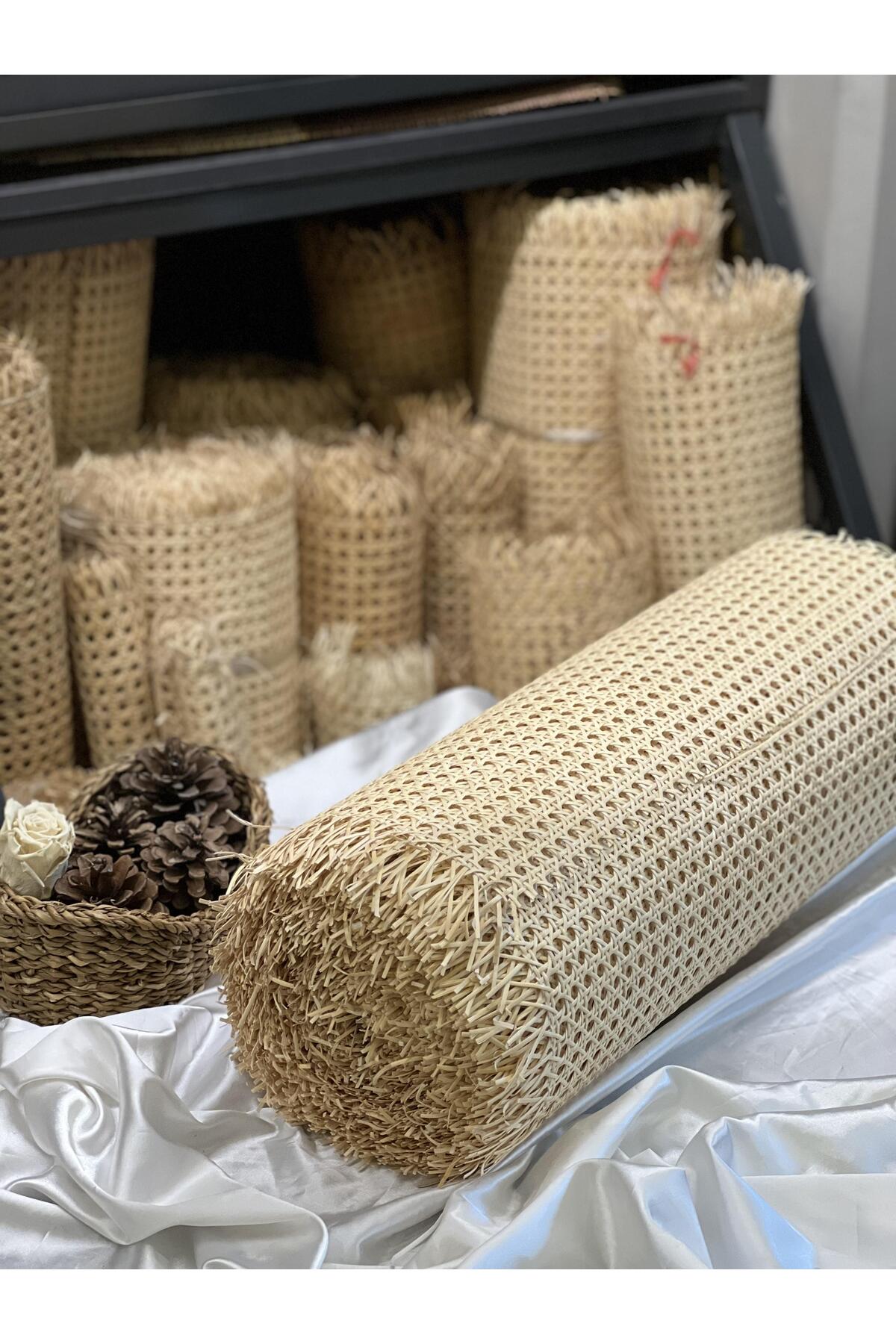 ALTIN İŞ Doğal Bambu Örme Naturel Dekoratif Hasır Hazeran 75 Cm ...