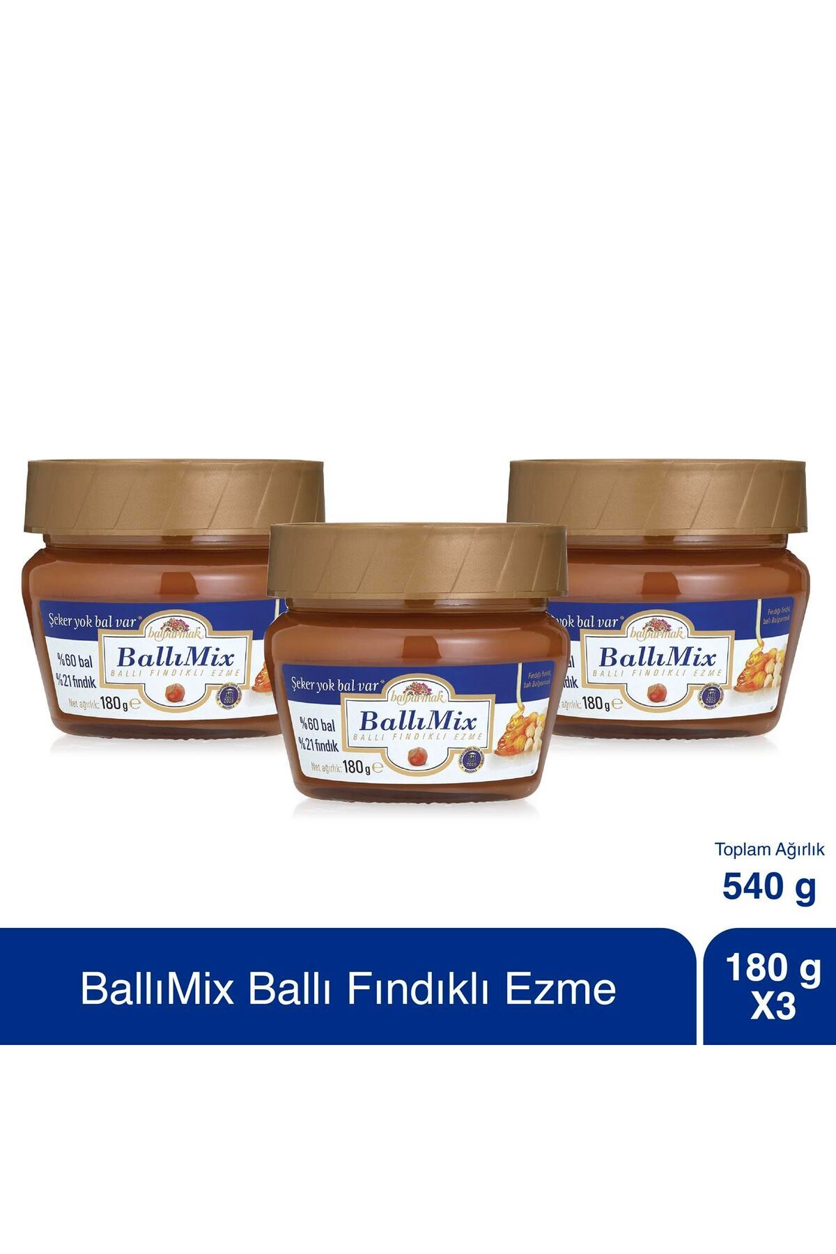 Balparmak Ballımix Ballı Fındık Ezmesi 180 G X 3 Adet Fiyatı, Yorumları - Trendyol