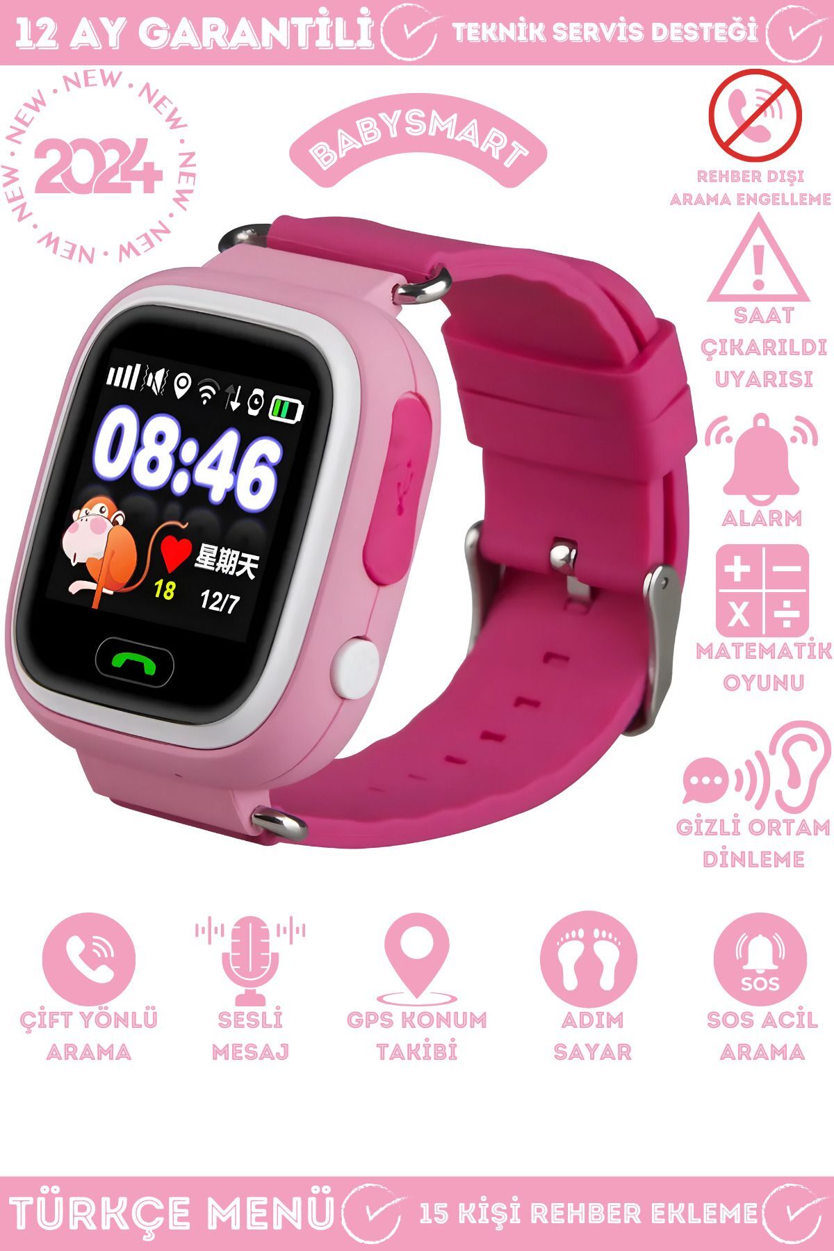 BabySmart Q90 Move Uyumlu Time Family Kids Watch Gps Akıllı Çocuk Takip ...