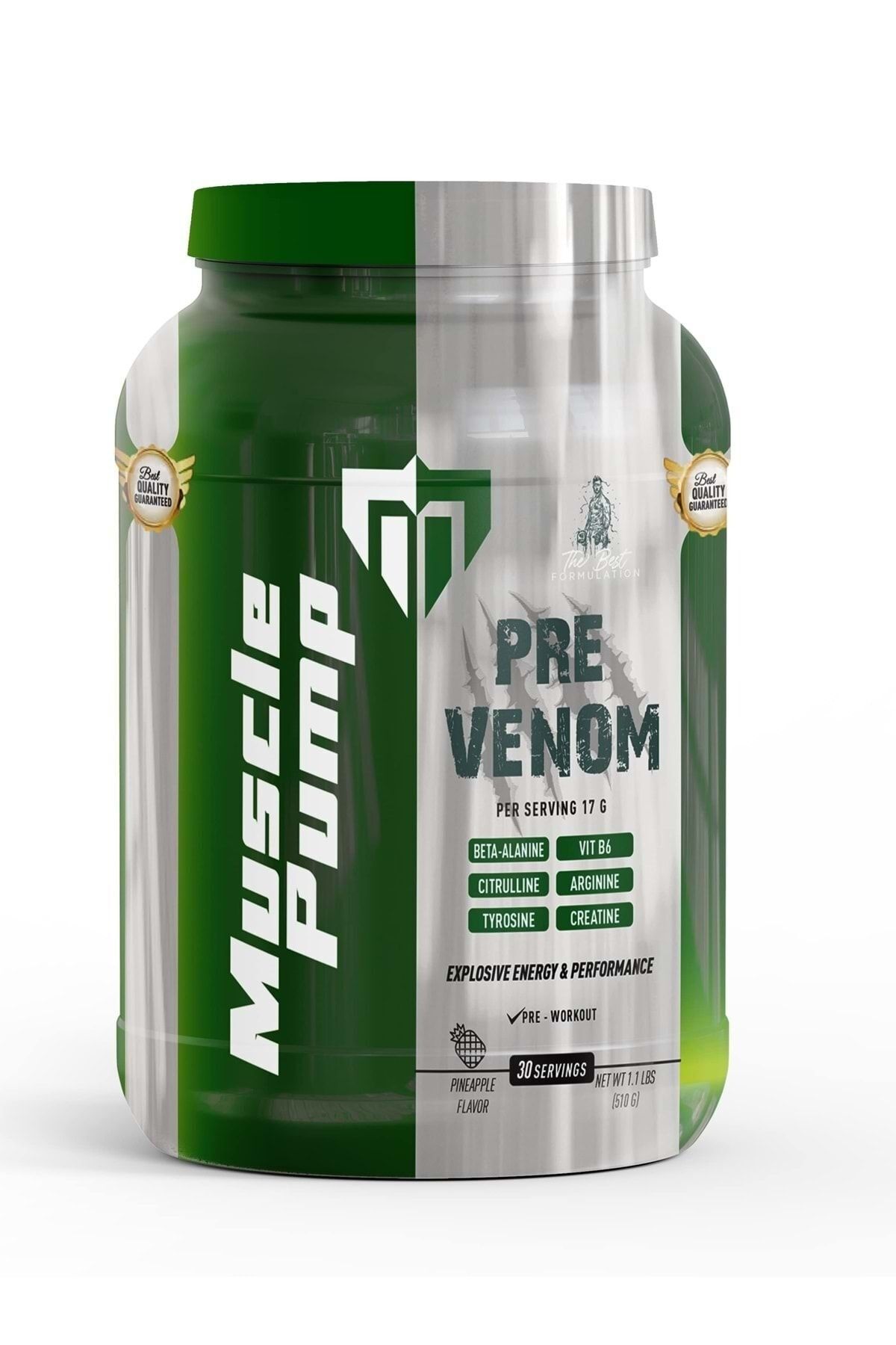 MUSCLE PUMP Pre-venom Powder Ananas 510 Gr - Fiyatı, Yorumları