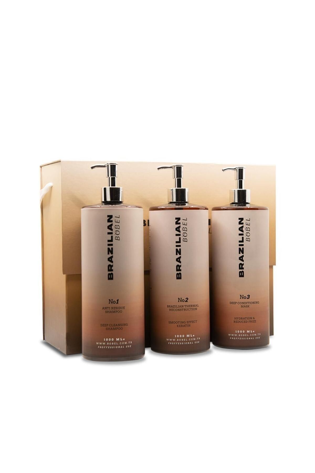 bobel Brazilian 3"lü Set Sampuan Keratin Maske - Fiyatı, Yorumları