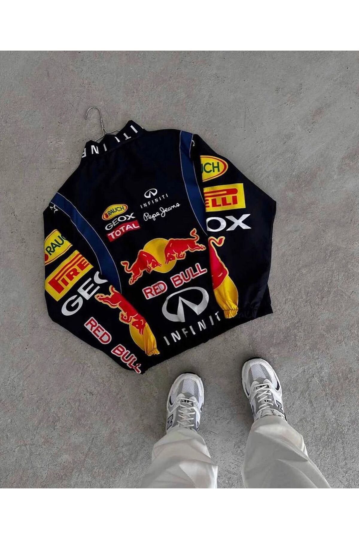Justin RED BULL Oversize Unisex Paraşüt Ceket/Yağmurluk - Fiyatı, Yorumları