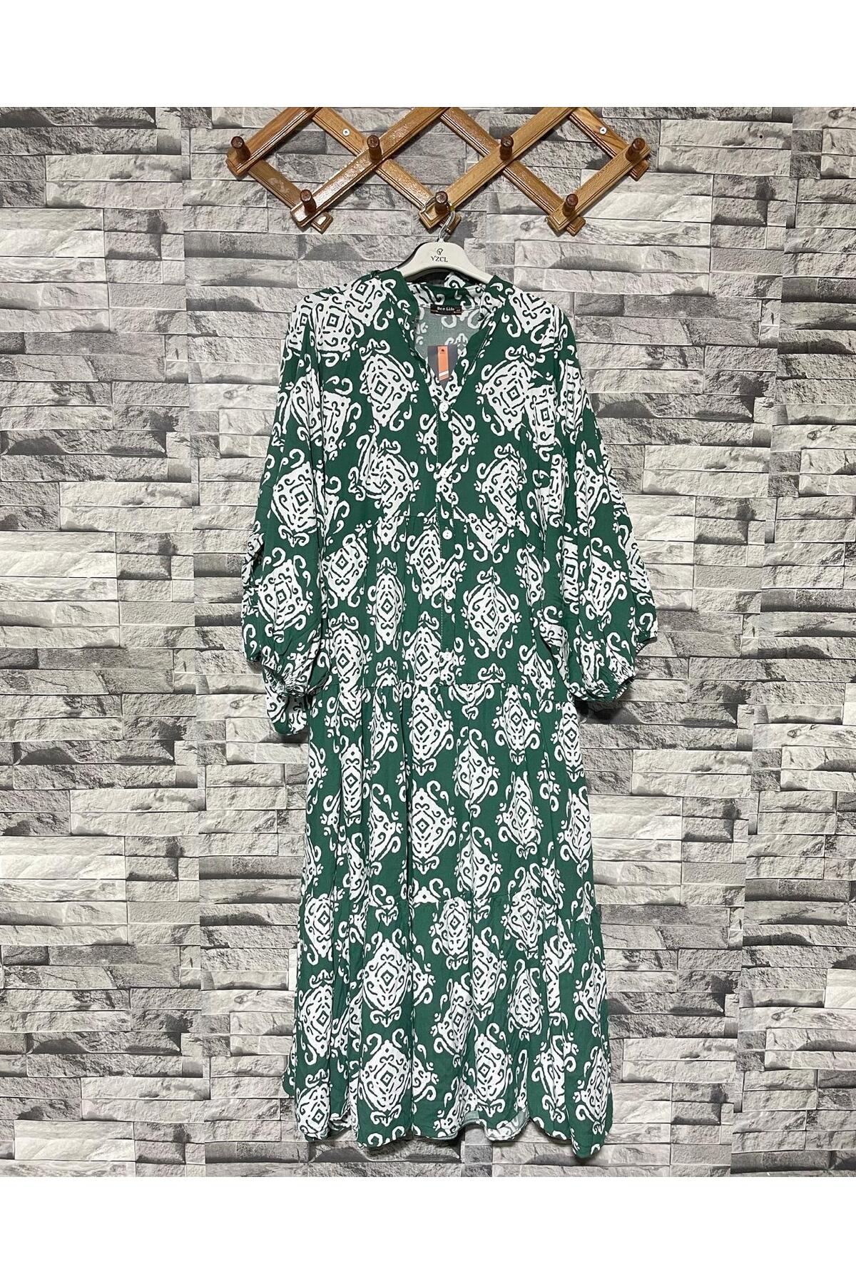 ykc fashıon Desenli Yusra Model Elbise Fiyatı, Yorumları - Trendyol