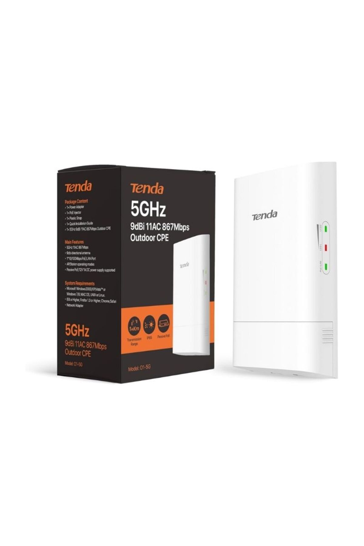 Tenda O1-5g 9dbi Ac867 5ghz 1km 360° Harici Access Point Fiyatı ...