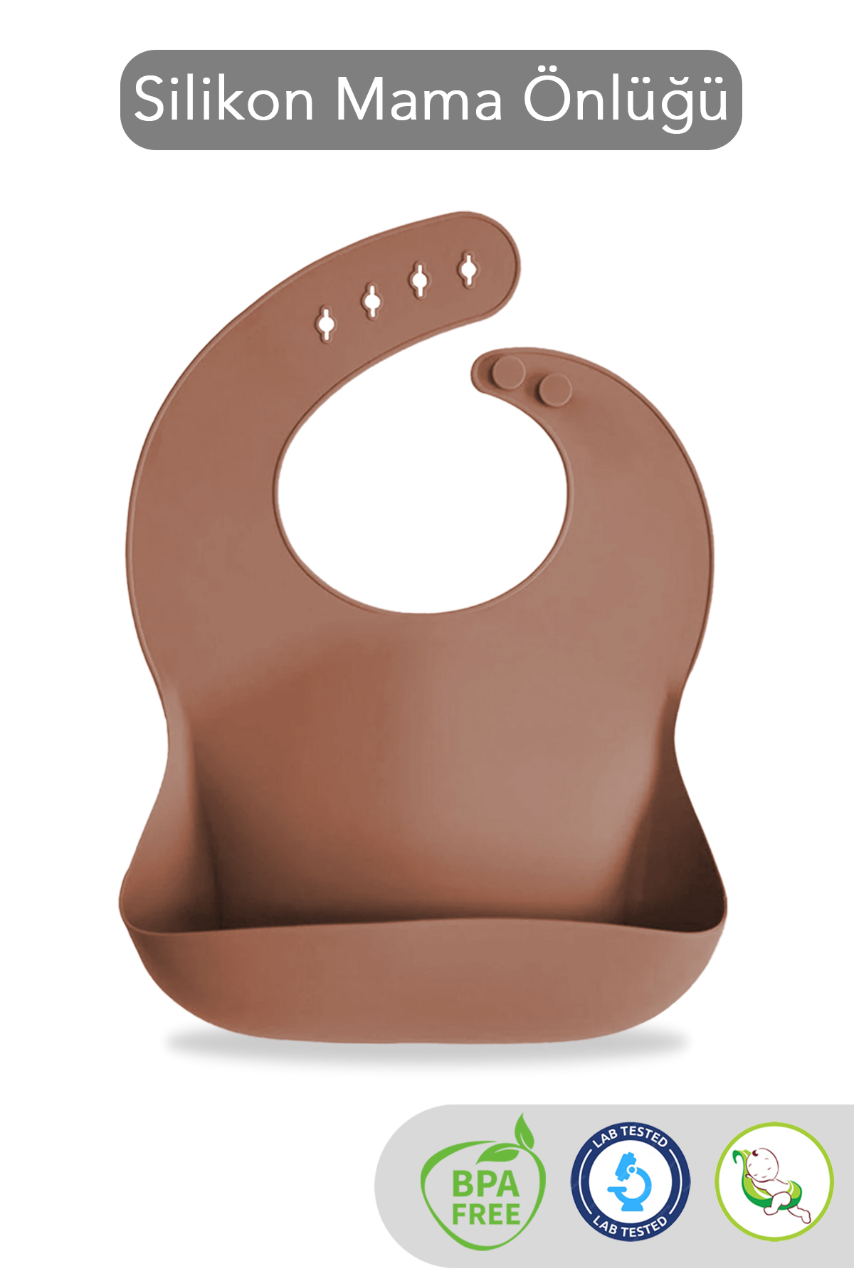 Meleni Baby Mega Boy Silikon Mama Önlüğü - Çift Kilitli Ayarlanabilir ...