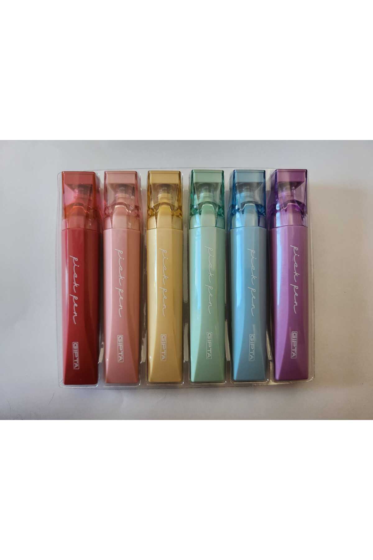 Gıpta Pick Pen 6'lı Fosforlu Markör Parlak Renkler - Fiyatı, Yorumları