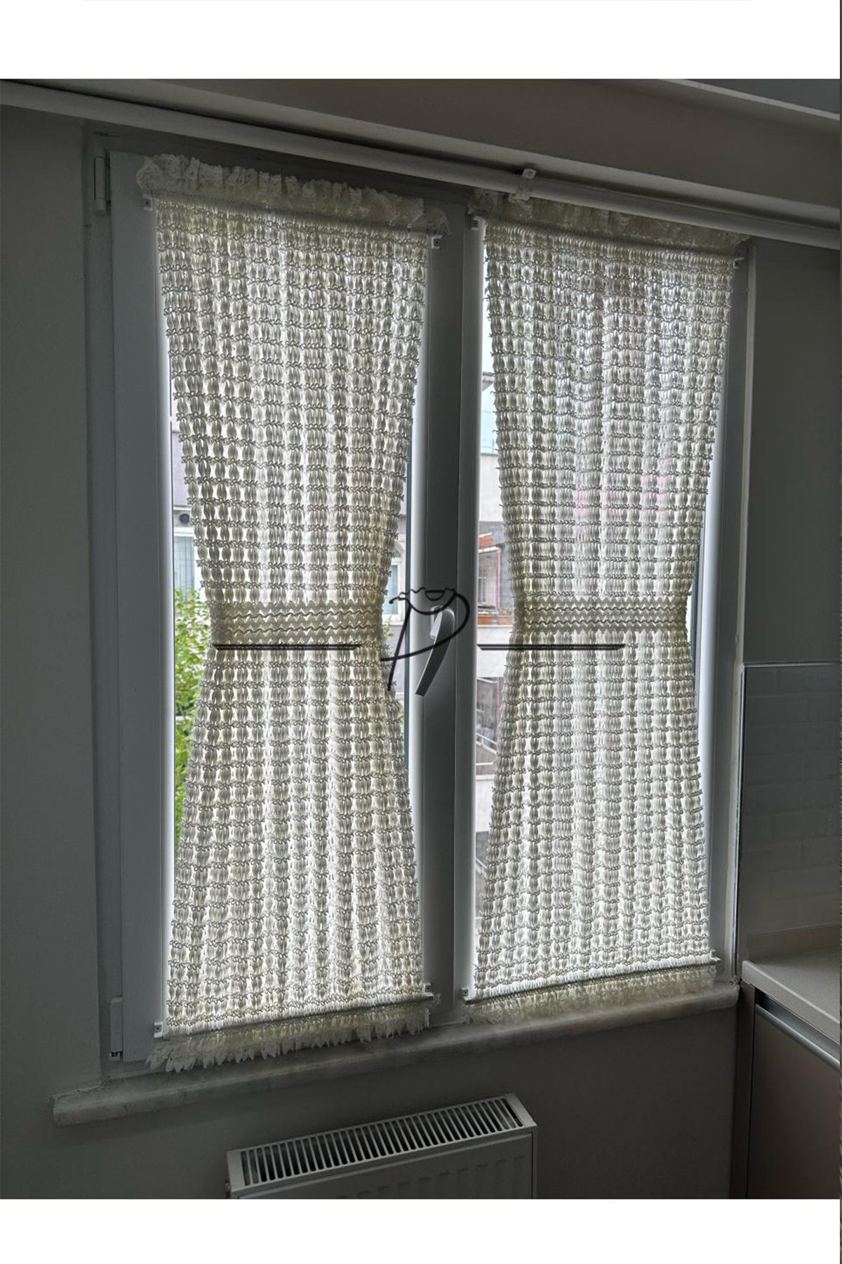 Kornişsan Briz Perde Çubuğu Mutfak, Balkon Cam Özel Montaj Seti 60-80 ...