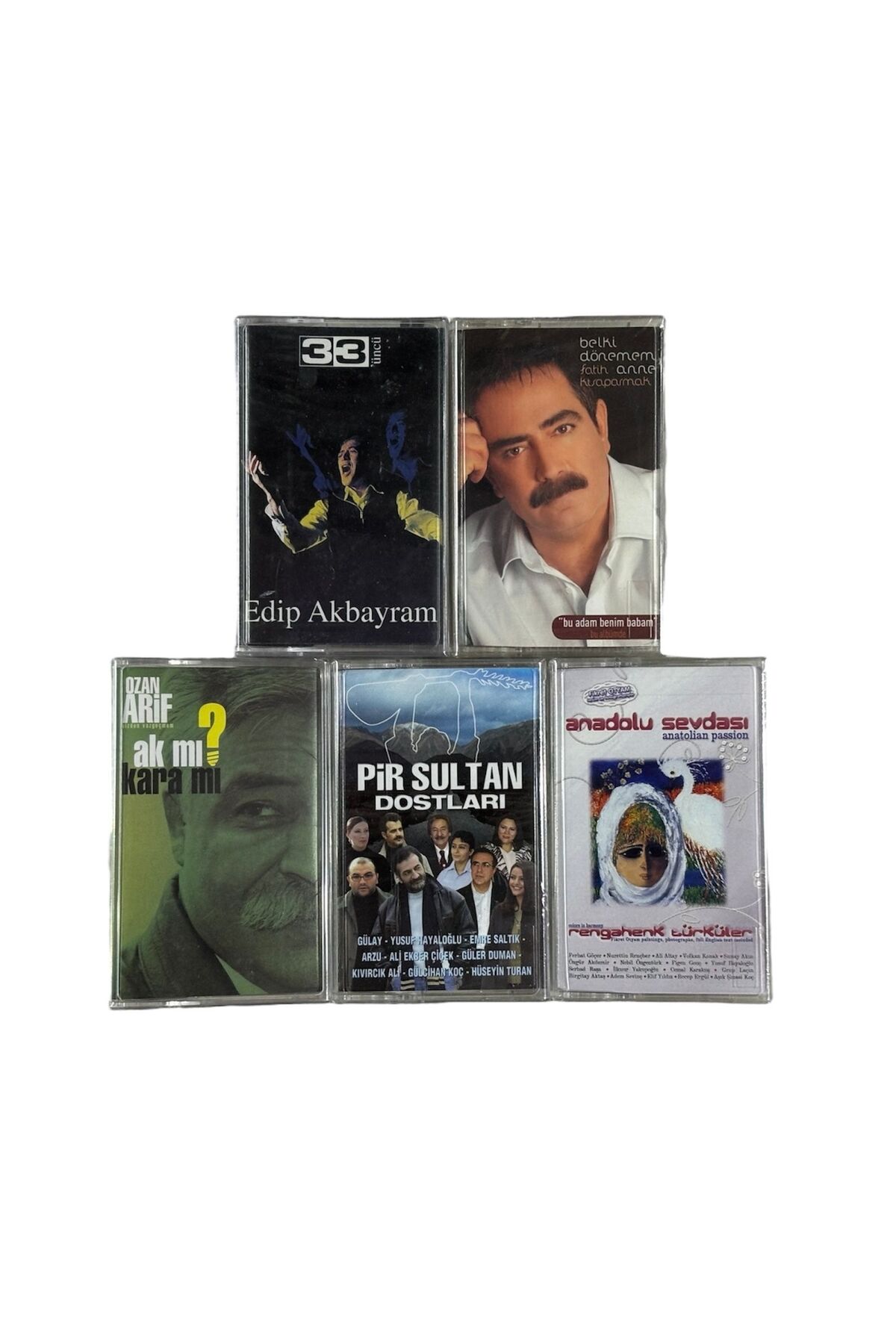 RAKS MÜZİK YAPIM Karışık Türk Halk Müziği 5 Adet Kaset Fiyatı ...