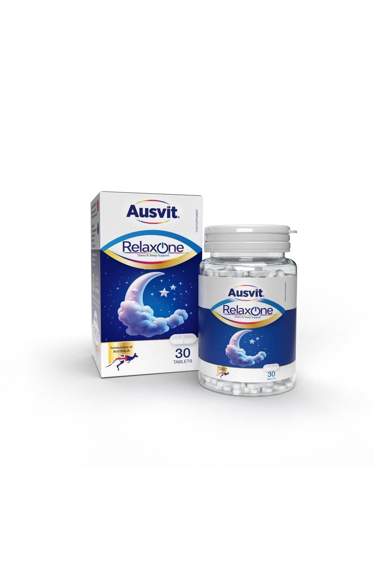 Ausvit Relaxone Stress & Sleep Support - Valerian Ve 5-htp Içeren Stres ...