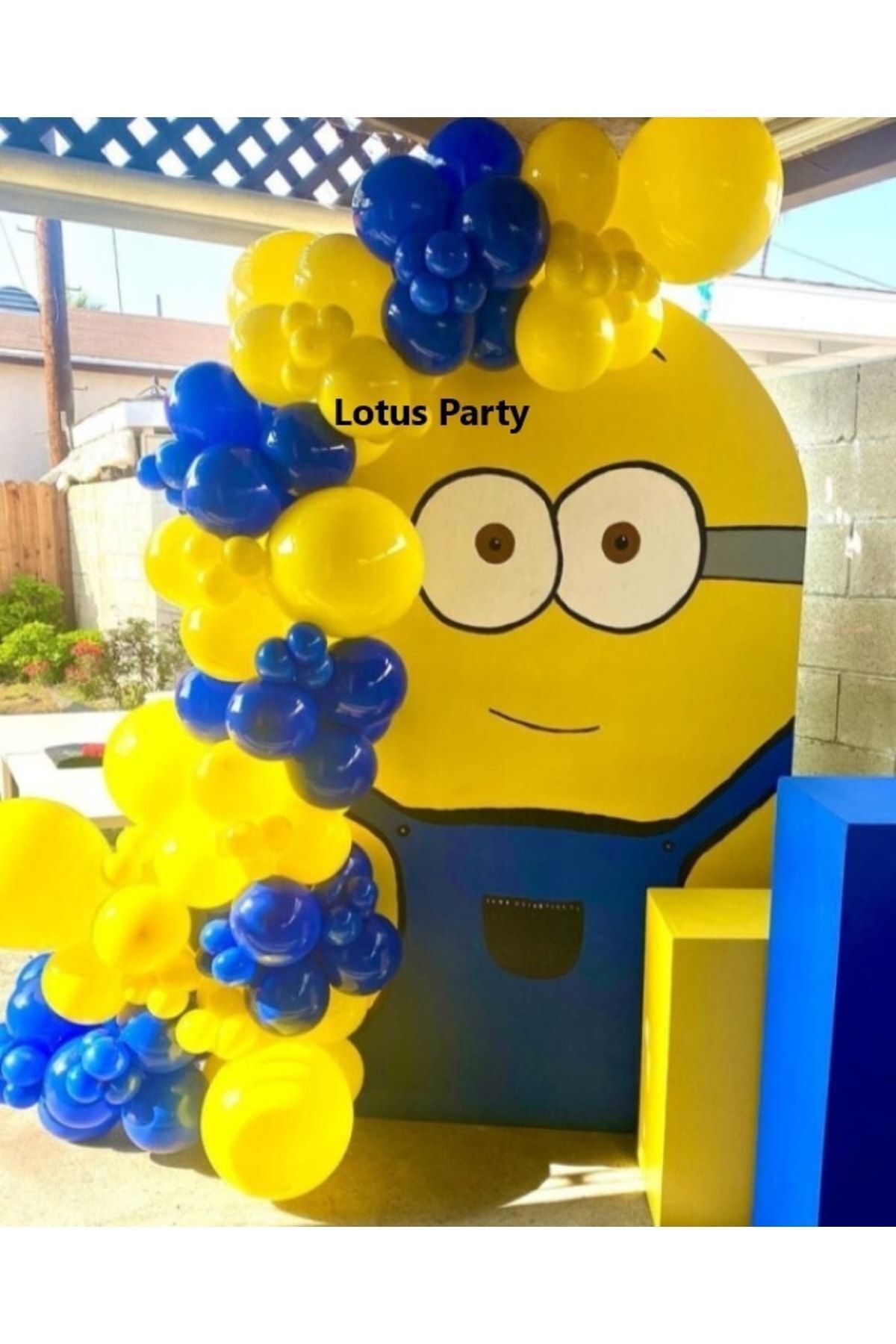 LOTUS PARTY 50 Adet - Minions Konsepti - Pastel Sarı Ve Lacivert ...