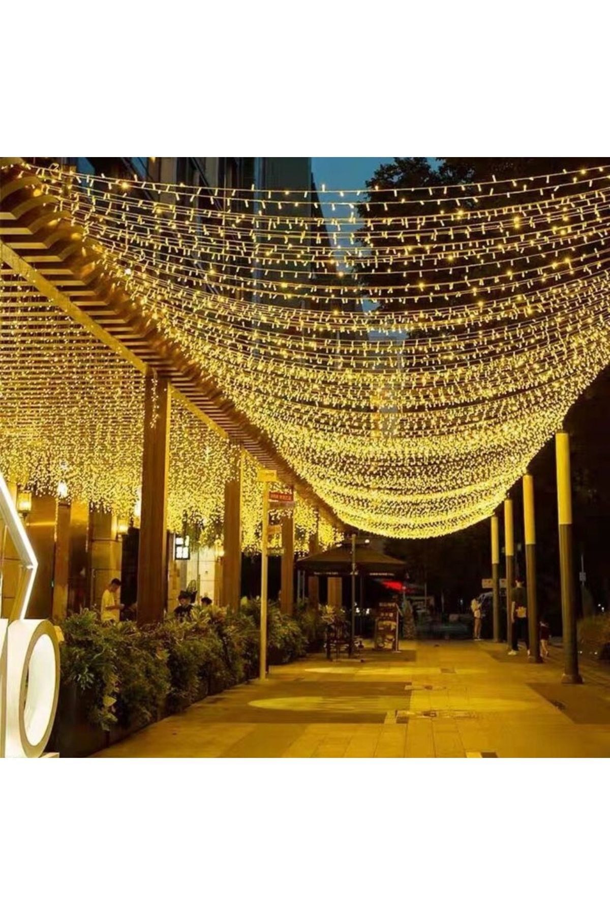 sekizgen led Yılbaşı Aydınlatma Çakarlı Ip Led 10 Metre Eklenebilir Dış ...