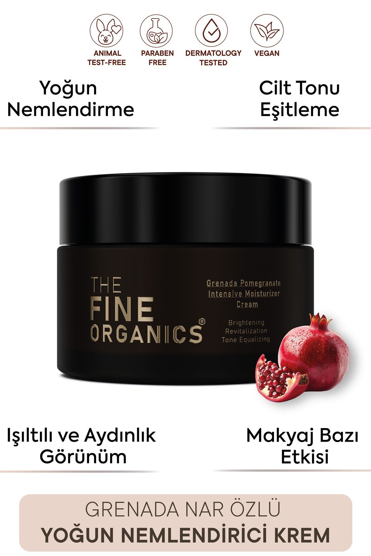 THE FINE ORGANICS Yoğun Nemlendirici Su Bazlı Yüz Kremi 48 Saat Etkili ...