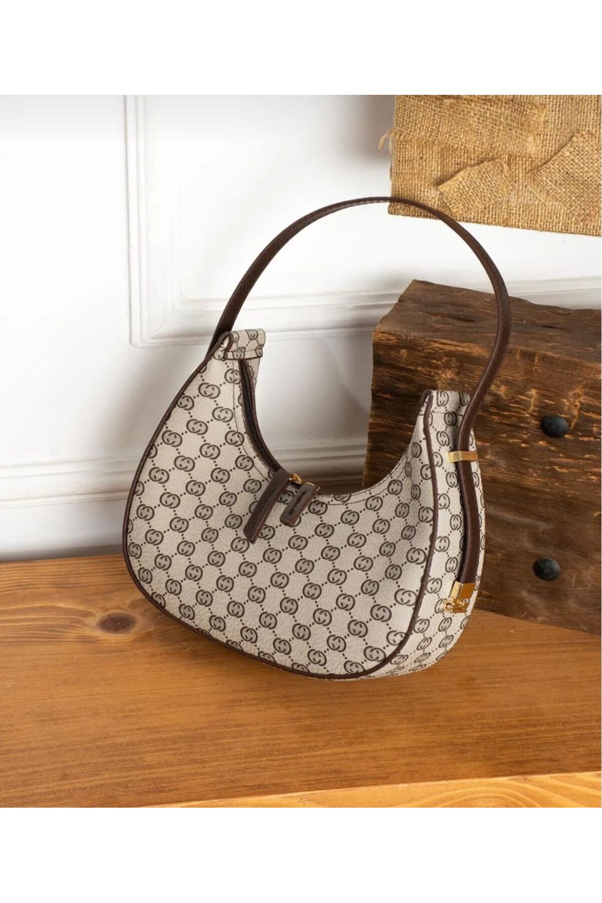 roe bag SENDA MODEL DESENLİ BÜYÜK PİNTEREST KADIN BAGET EL ÇANTASI ...