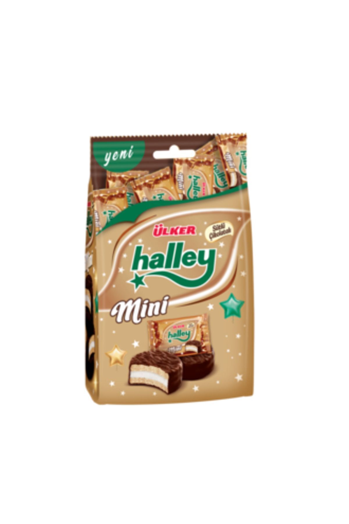 Ülker ( ETİ PETİTO HEDİYE ) Ülker Halley Mini Poşet 103G ( 2 ADET ...