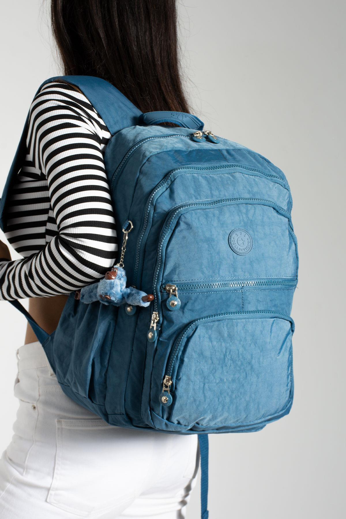 571 Collections Çanta Ultra Hafif Çok Cepli Krinkıl Sırt Çantası Unisex ...