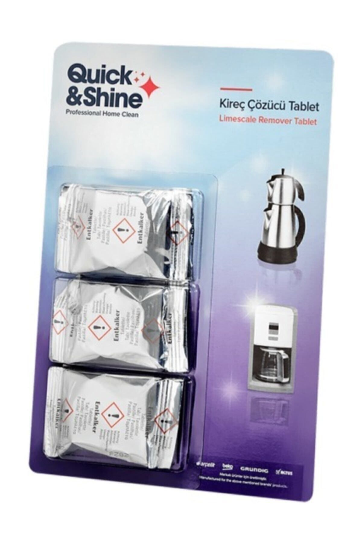Arçelik Kireç Çözücü Tablet Quik&shine - Fiyatı, Yorumları