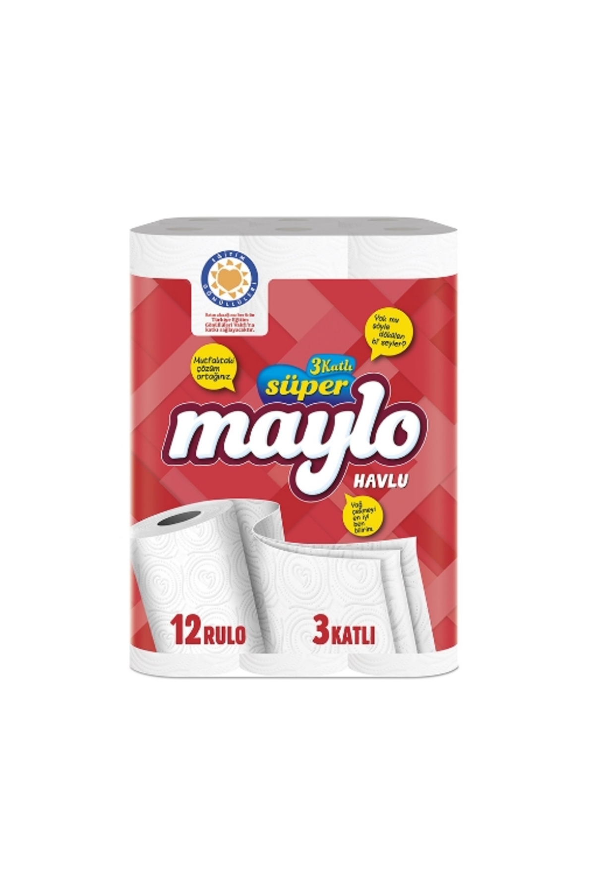Maylo Kağıt Havlu 12'li 3 Katlı (12'Lİ) Fiyatı, Yorumları - Trendyol