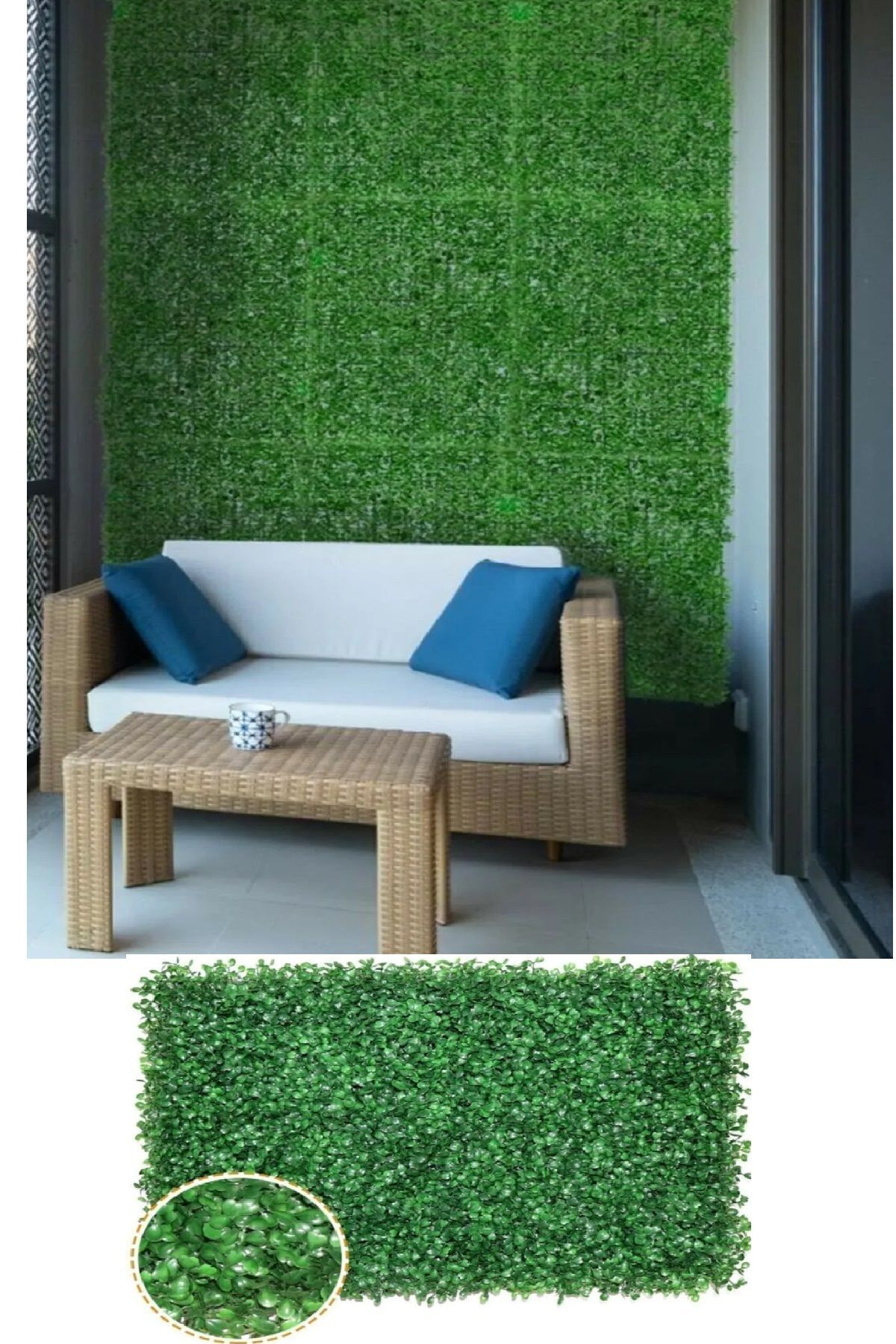 optana 1 Ad. Duvar Kaplama Panel Şimşir Tabaka Botanik Dikey Bahçe ...