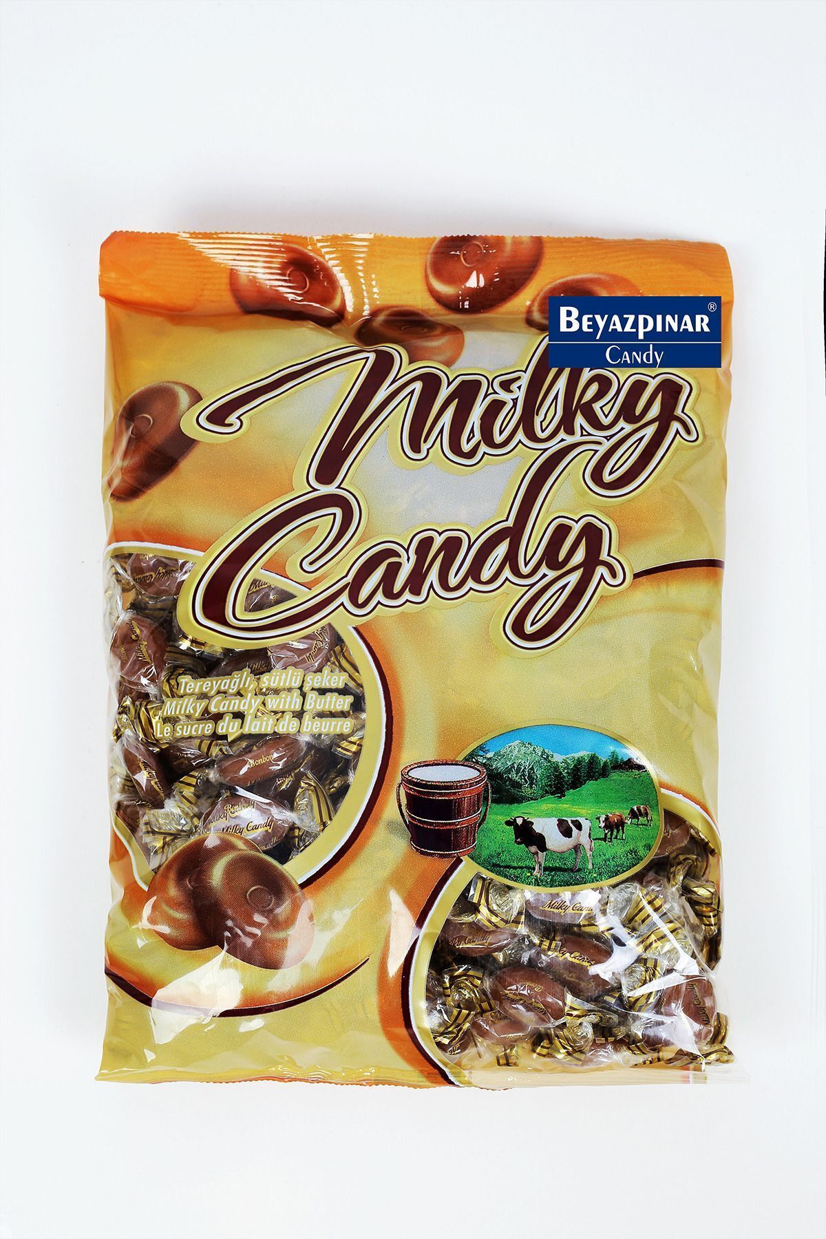 Beyazpınar Şekerleme Milky Candy Sütlü Ve Tereyağlı Sert Şeker 1 Kg ...