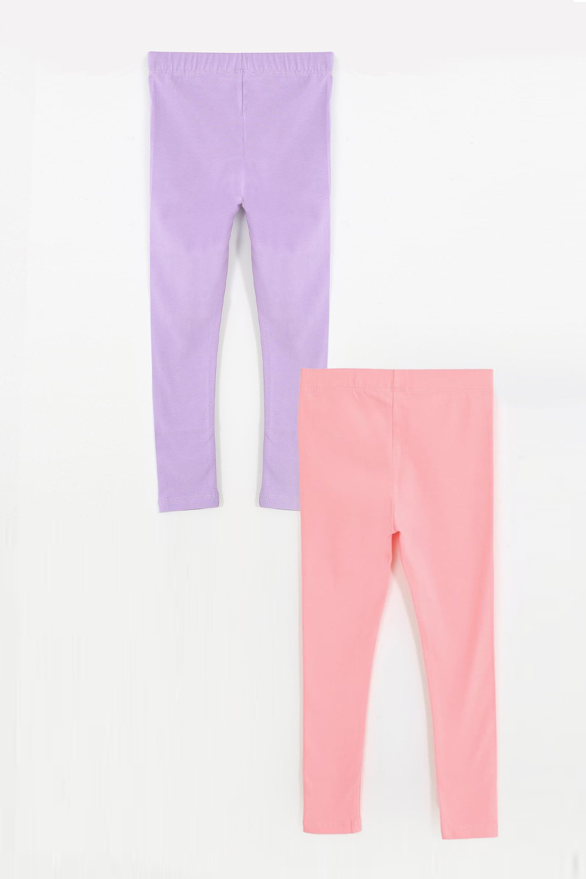 LUESS Kız Çocuk Likralı 2'li Tayt Lila - Pembe (9-Ay 4- Yaş) Fiyatı ...